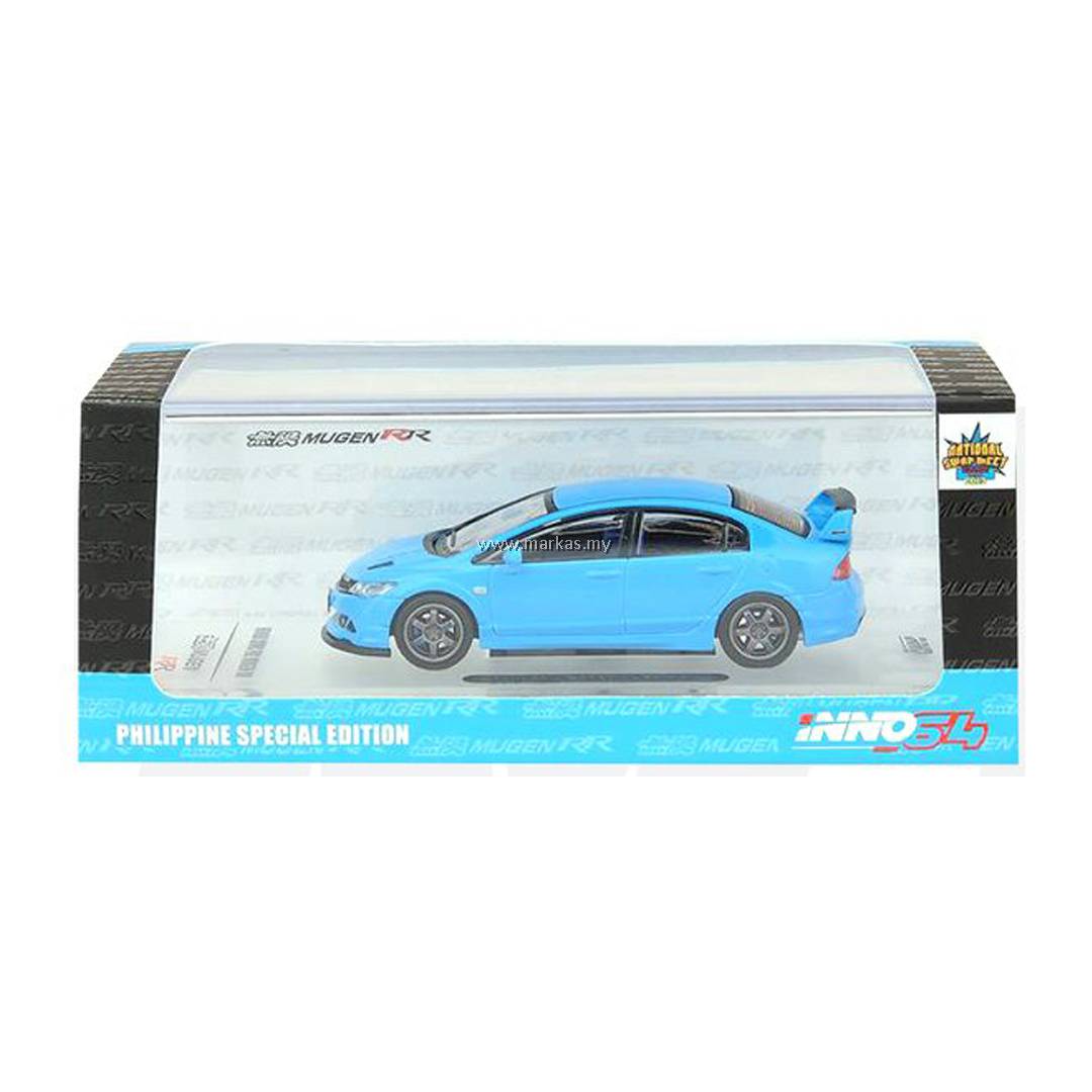 INNO MODELS INNO64 1/64 HONDA CIVIC TYPE R FD2 MUGEN BABY BLUE PHILIPPINE SPECIAL MODEL *NO ...